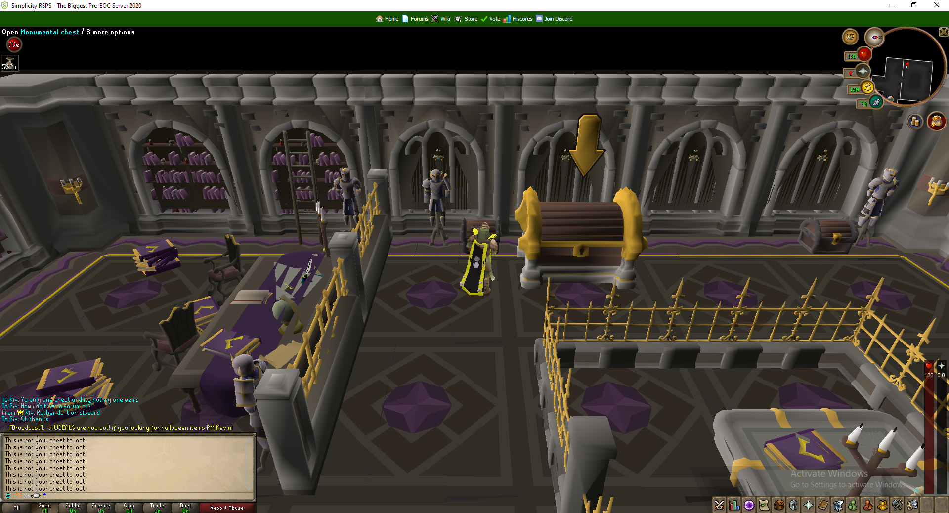 Tob bug - Report a Bug - Simplicity RSPS - Runescape Private Server